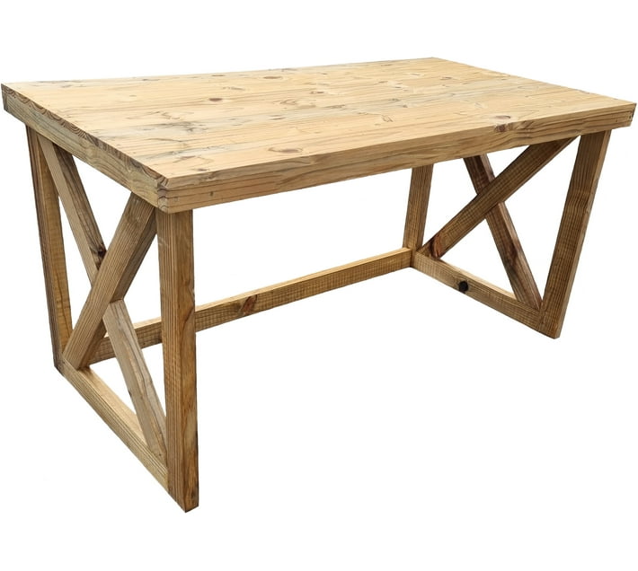 Go Colour X-Stud mar Solid Wood Multipurpose Table (Free Standing ...