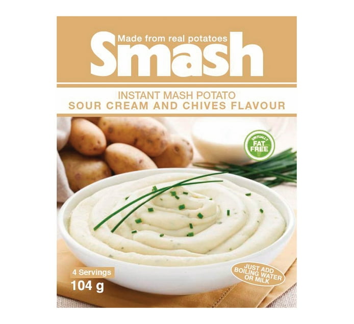 Someone’s in a Makro Smash 1 x 104g Instant Mash Potato Mood