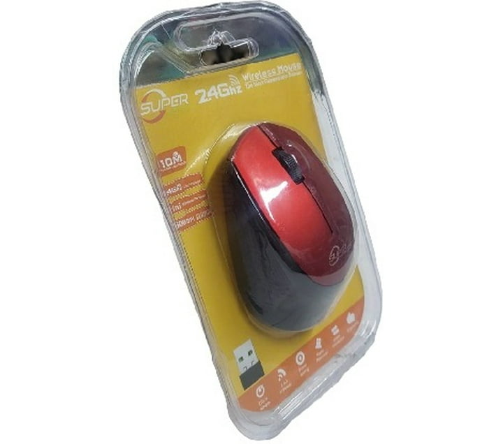 SUPER E SE-M02 Wireless Mouse 2.4Ghz Ergonomic Design Wireless | Makro