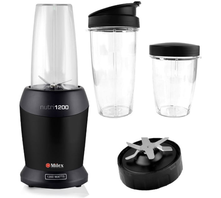 Milex Milex 8 in 1 Nutritional 1200 W Hand Blender (Black) | Makro