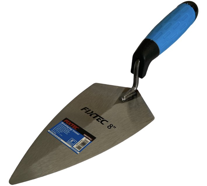 FIXTEC 8" 200mm Bricklaying Trowel Carbon Steel 33 cm Brick Trowel ...