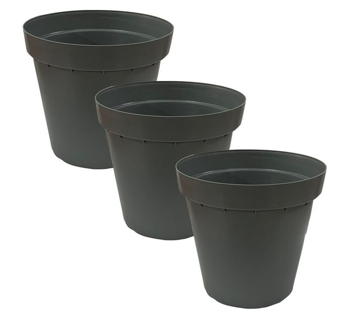 Someone’s in a Makro Garden Decor Pot Plant Set of 3 Large - Grey - 30 ...