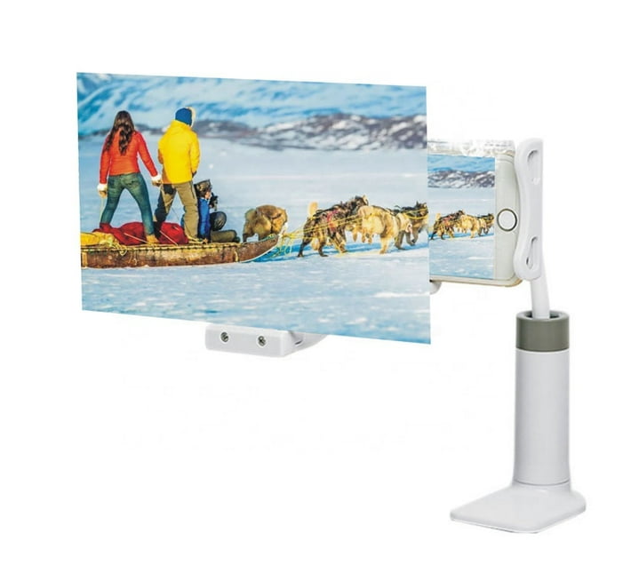 Someone’s in a Makro 8-inch mobile phone lazy stand amplifier 3D hd ...