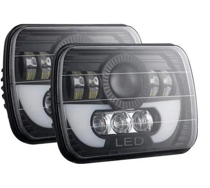 5x7 7x6 inch headlights rectangular headlight ZAR64 Fog Lamp All ...