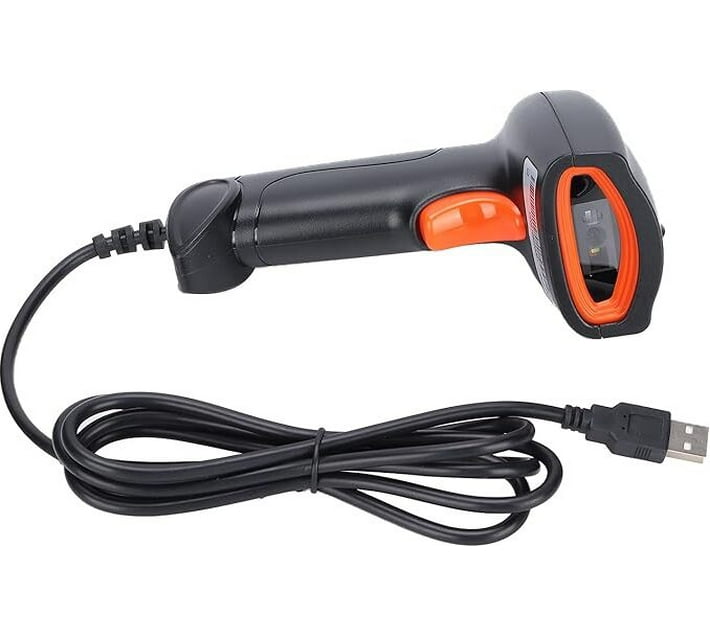 PressPlay Tech 1D Laser Barcode Scanner (Handheld) | Makro