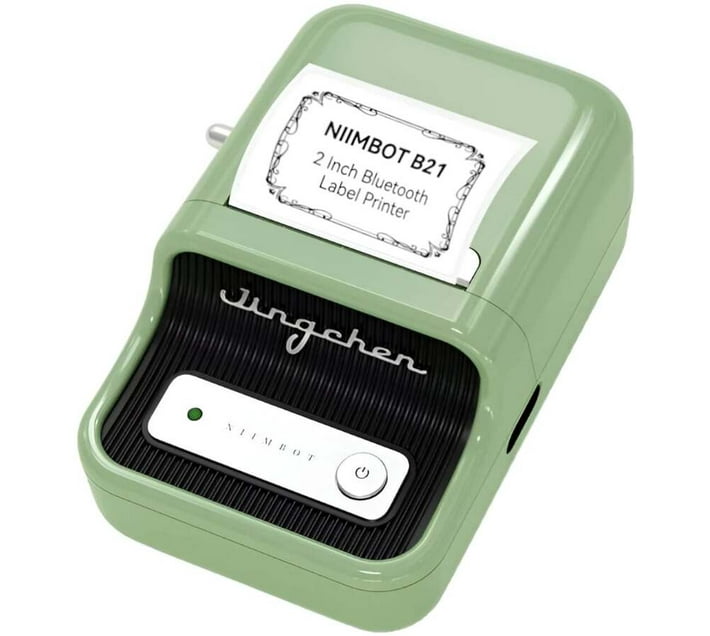 Niimbot B21 Portable Thermal Label Printer – Green Single Function ...