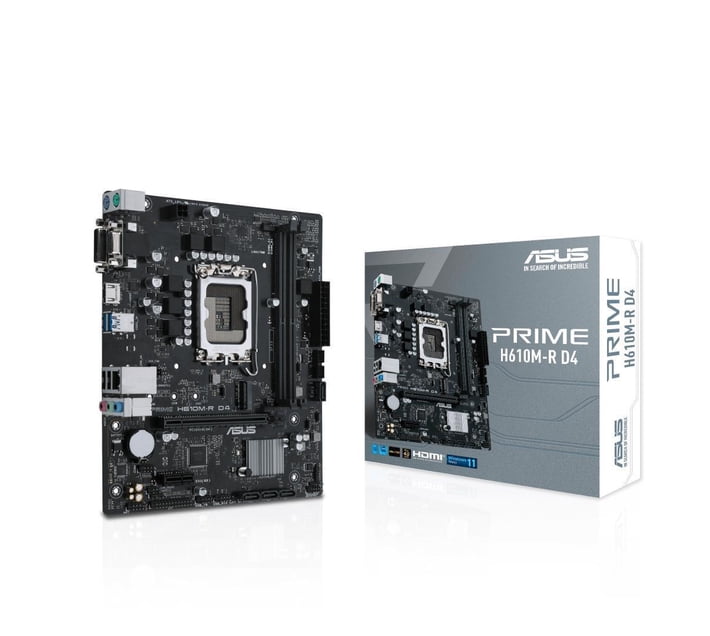 Someone’s in a Makro Asus Prime H610M-R D4 Intel LGA 1700 micro ATX ...