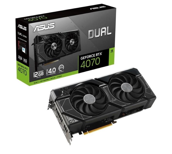 Someone’s in a Makro Asus Dual Nvidia GeForce RTX 4070 12GB GDDR6X ...