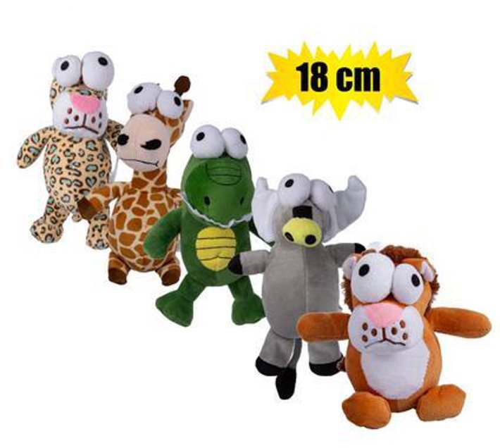 Besties Plush wild animals popping eyes 22cm - Medium | Makro
