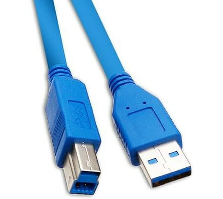 Printer Cable 1.5 m USB 3.0 Type A Male Plug To B Male Printer Scanner ...