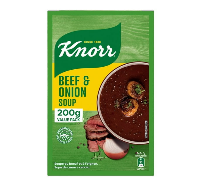 Buy Knorr Packet Soup Beef&onion (10 x 200g) in Bulk | Makro Business