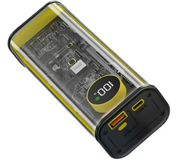 Andowl 30000 mAh Power Bank (Yellow, White, Lithium-ion, Fast Charging ...