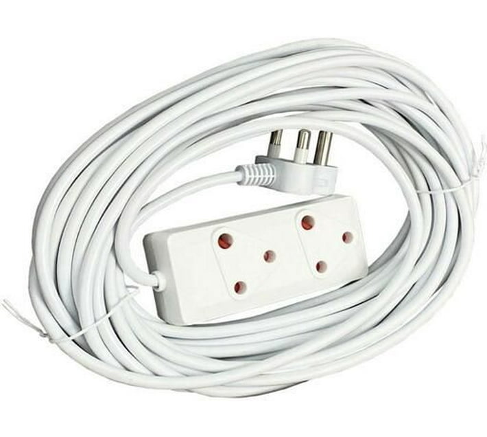 SMTE 15m Extension Cord With A Two-Way Multi-Plug Extension Lead 2 ...
