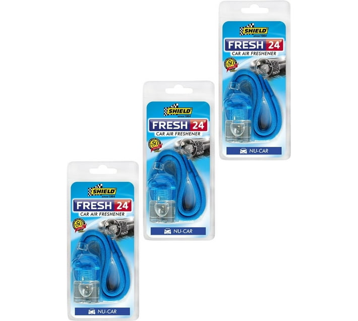 Shield Fresh 24 Air Freshener Nu Car 3Pk Car Interior Cleaner (7 ml ...