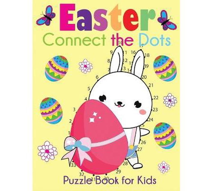 Easter Connect the Dots Puzzle Book for Kids : Easter-Themed Dot to ...