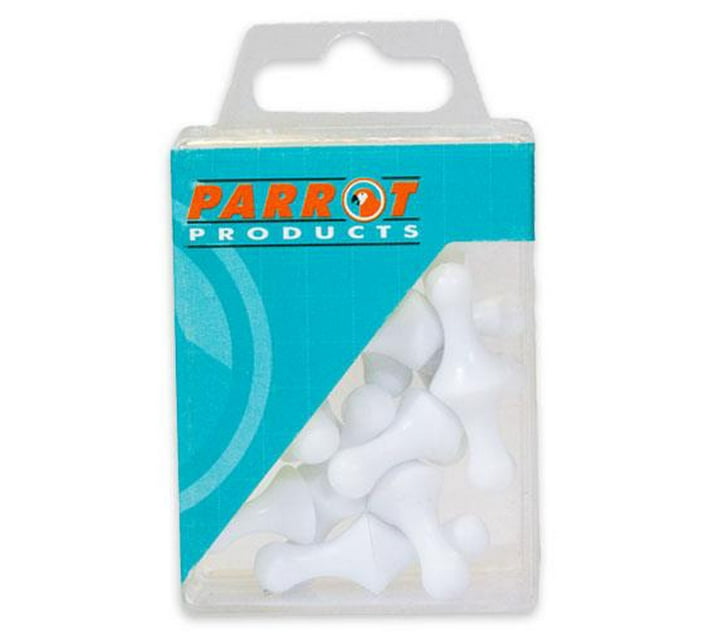 Someone’s in a Makro Parrot Magnet Map Pins 16mm White 25-pack Mood