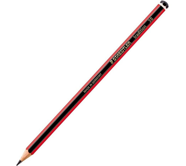 Generic Drawing Pencils Hexagonal (Set of 12, Red, Black) | Makro