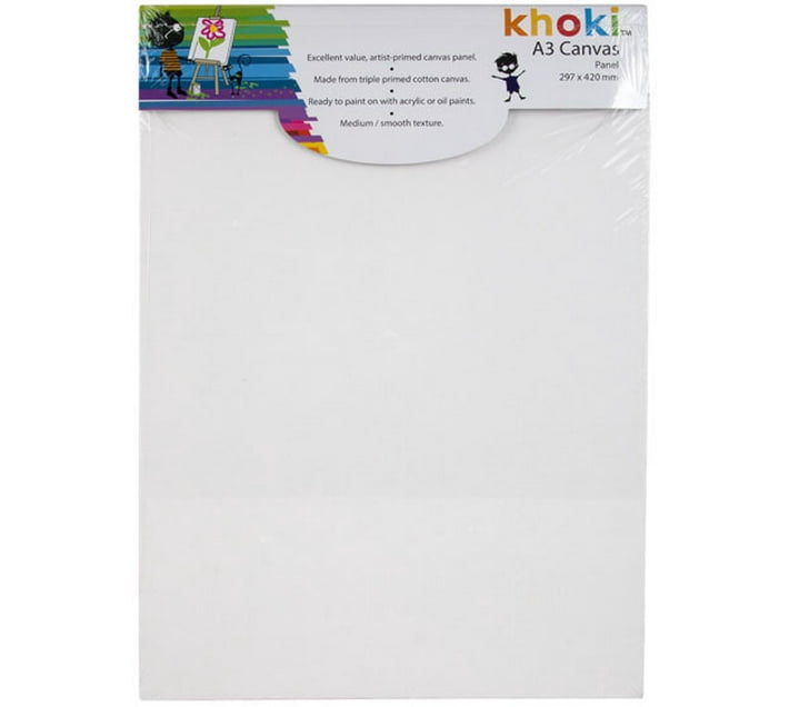 Khoki Paint Canvas Panel A3 Prints, Stamps & Painting Kit Art and Craft ...