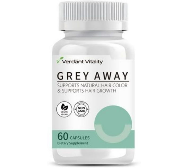 Buy Verdant Vitality Grey Away Advanced Anti-Grey Hair Supplement - 60 ...