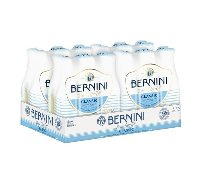 Buy Bernini Classic Alcoholic Grape Beverage 24 x 275ml in Bulk | Makro ...