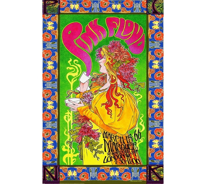 Pink Floyd (Pink Floyd `66) 61 x 91.5cm Maxi Poster | Makro