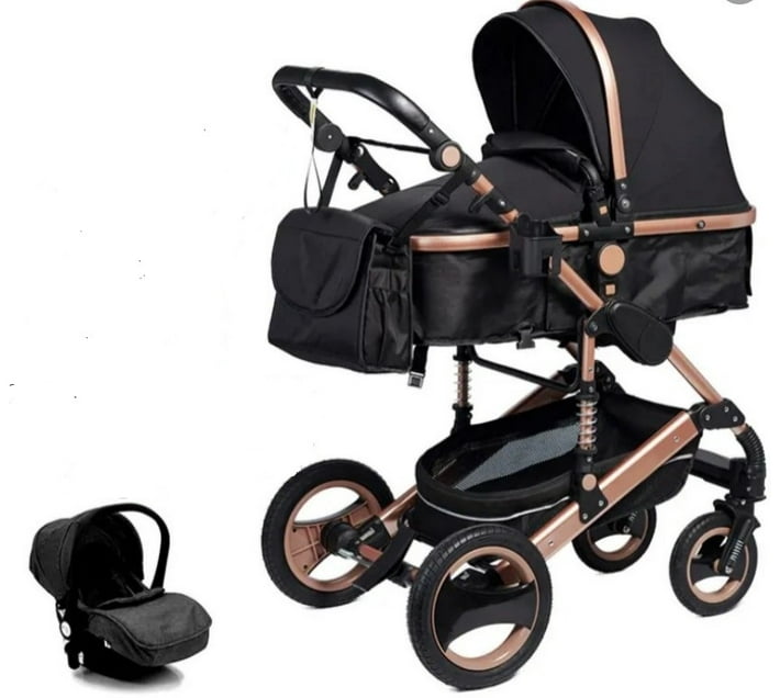 Generic 9902209827659 Stroller Pram (Multi, Black) | Makro