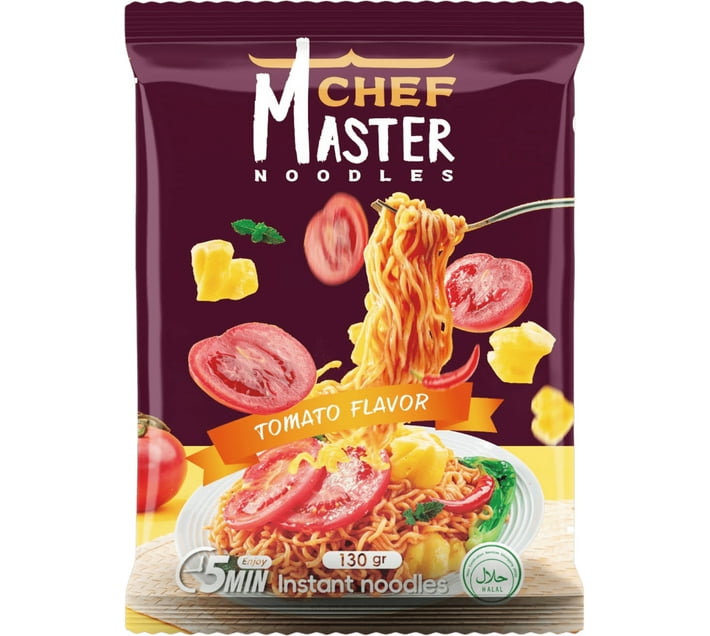 Buy master chef Tomato Flavoured Instant Noodles Vegetarian (5 x 135 g ...