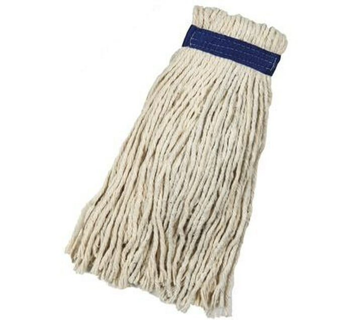 ProMop 400g Fan Mop Head - 38mm Webbing - 5 Pack - Blue Home Mop Refill ...