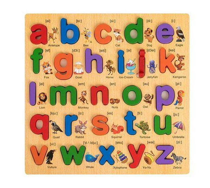 Someone’s in a Makro Educational Lowercase Alphabet Letters Puzzle Mood
