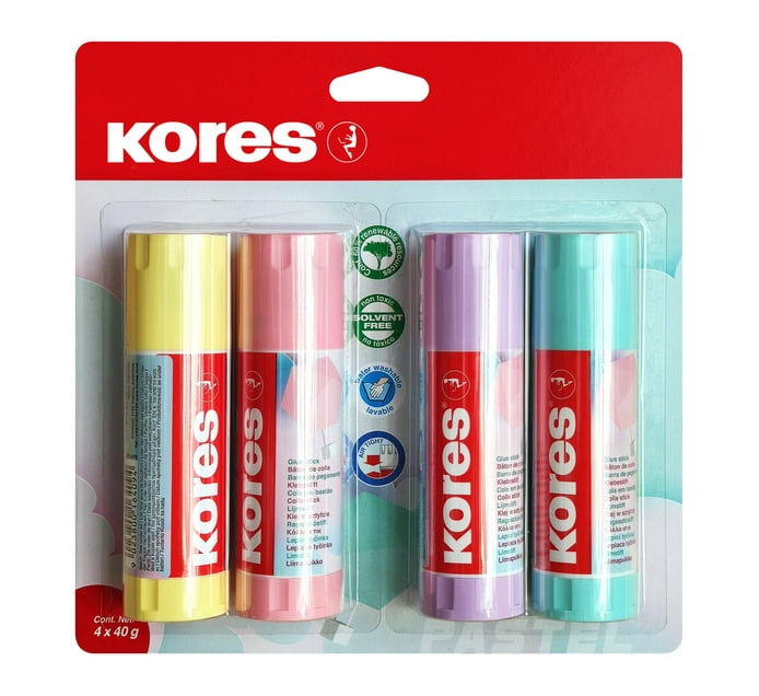 Someone’s in a Makro Kores 40g Pastel Glue Stick 4 Pack Mood