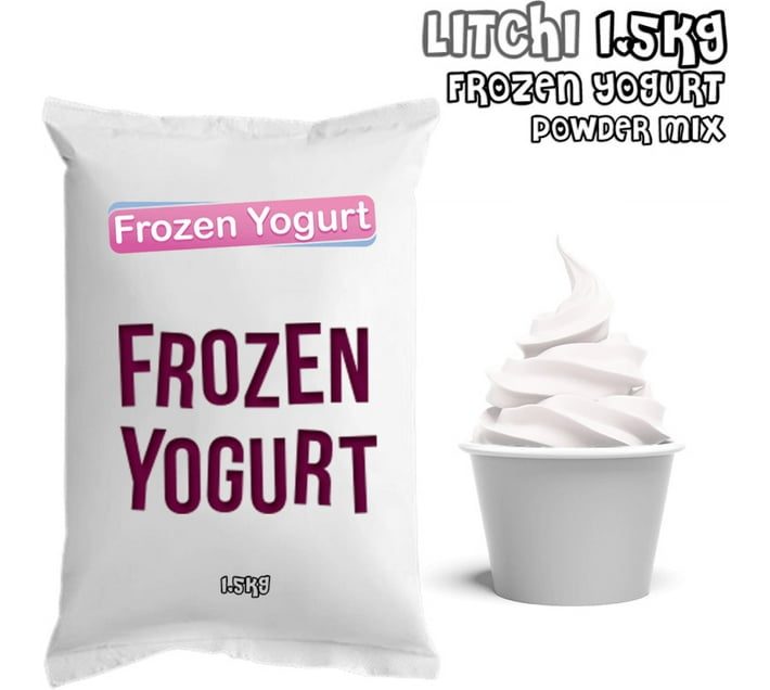 Frozen Yogurt Mix: LITCHI Frozen Yogurt Mix LITCHI 1.5kg (1.5 kg) | Makro