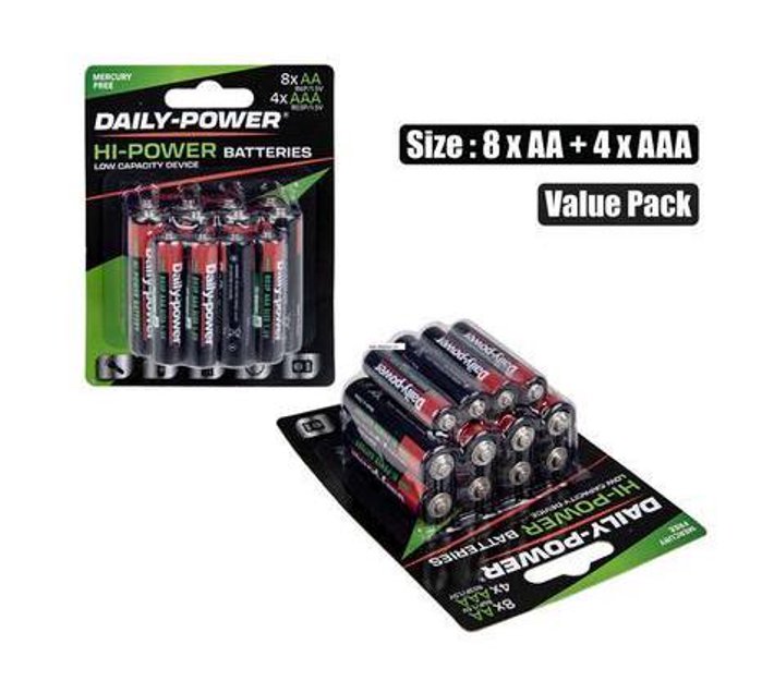 Someone’s in a Makro Batteries Hi-Power AAx8+AAAx4 Value Pack Mood