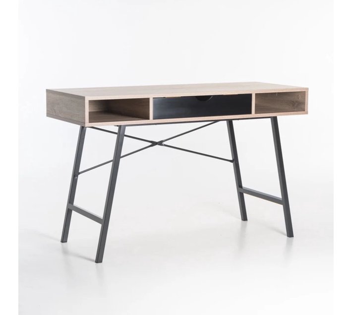 LUCA 120cm DESK Engineered Wood Study Table (Free Standing, Finish ...