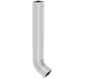 Heunis Steel Square Gutter 100 x 75 mm x 6m Silver Builders | Plumbing ...