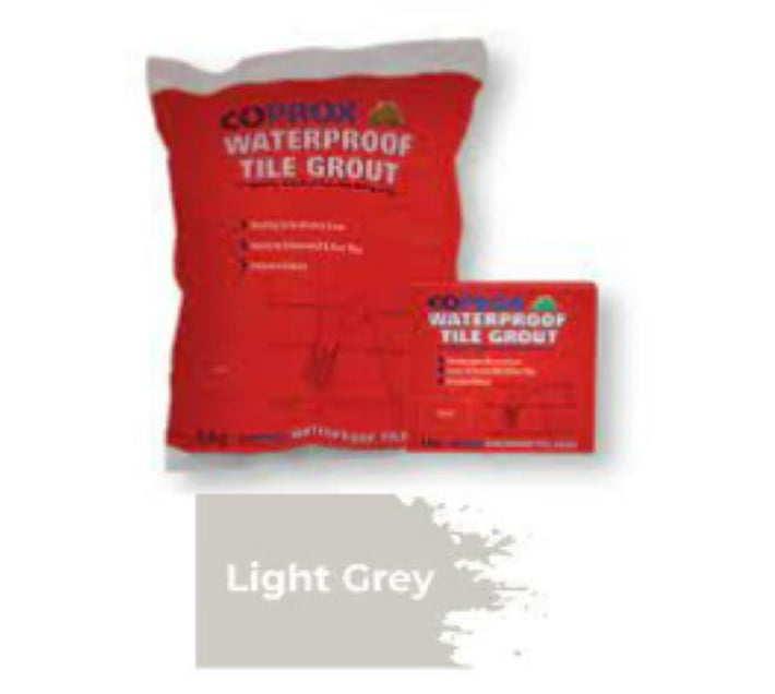 Someone’s in a Makro Coprox Waterproof Tile Grout Light Grey 1kg Mood