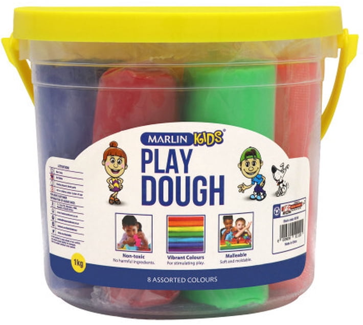 Buy Marlin Kids Play Dough – 1KG Bucket of Soft, Colorful Modeling ...