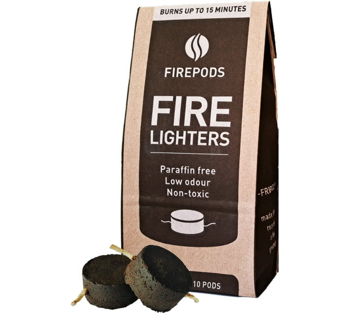 Firepods Coffee Wax-based Firelighter (Pack of 4, Ball|Cube) | Makro