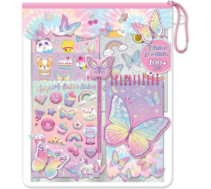 HOT FOCUS INC STICKER PORTFOLIO Stickers & Scrapbooks Kit Art and Craft ...