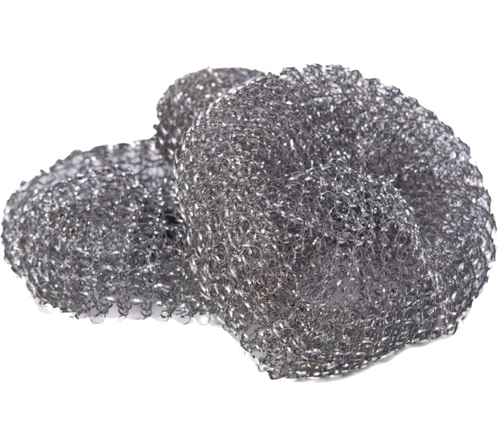Alphacell Pot scourer steel - medium 5pc YGstrong (reg) Stainless Steel ...