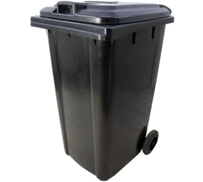 Buy VIVIDITTO Wheelie Dustbin 240L Plastic Dustbin (Black) in Bulk ...