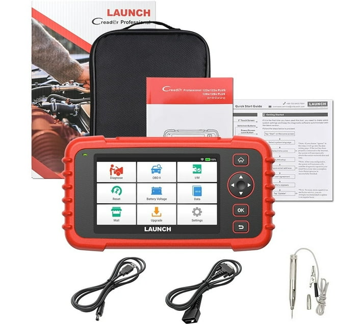 OBD DYNAMICS Launch CRP129X V2.0 Diagnostic Scan Tool + DC Test Pen ...