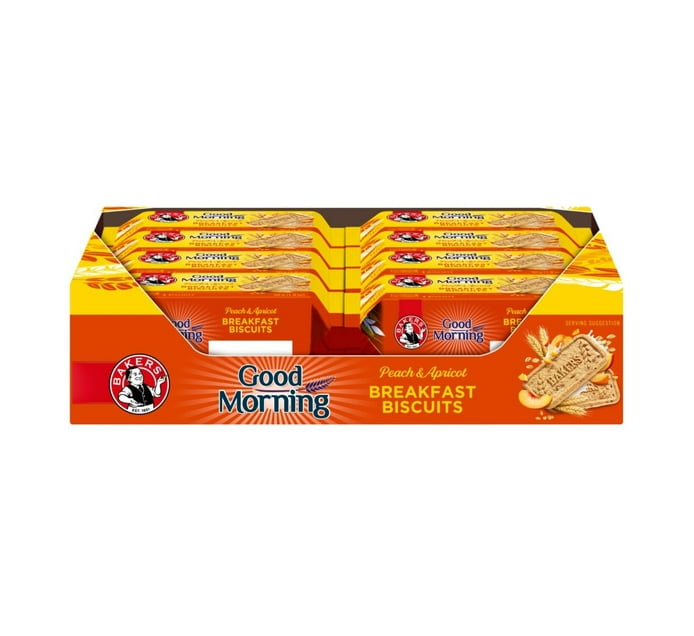 Buy Bakers Good Morning Biscuits Peach (16 x 50g) in Bulk | Makro Business