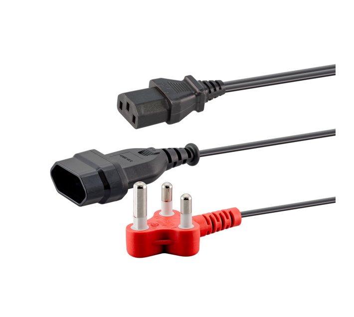 Dedicated Plug To 2-Pin Euro Socket And 1 Iec | Makro