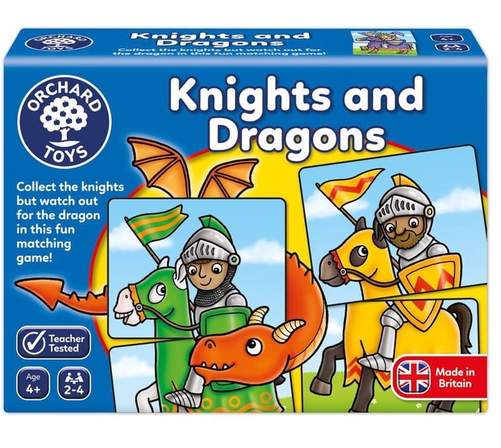 Buy Orchard Toys Knights and Dragons Educational Board Games Board Game ...