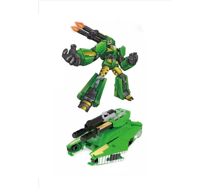 Nonbranded Transformer Robot Tank Activity Toys (Green) | Makro