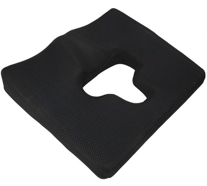 The Good Sport Health Memory Foam Inclined Tail Bone Support Cushion ...