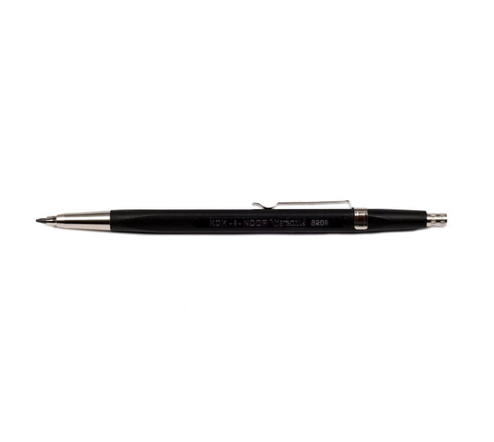 Mechanical Clutch Pencil 2MM Trio Triangular Grip Black | Makro