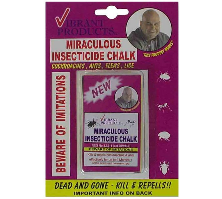 Vibrant Products Miraculous Insecticide Chalk Chalk (6 x 1 Units) | Makro
