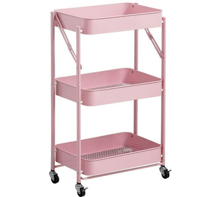 sozo ssa007 Carbon Steel Kitchen Trolley (Knock Down) | Makro