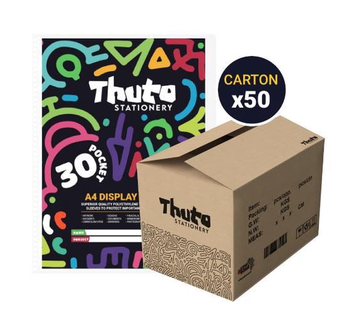 Someone’s in a Makro Thuto A4 Display File 30 Pocket (50 Pcs Carton ...